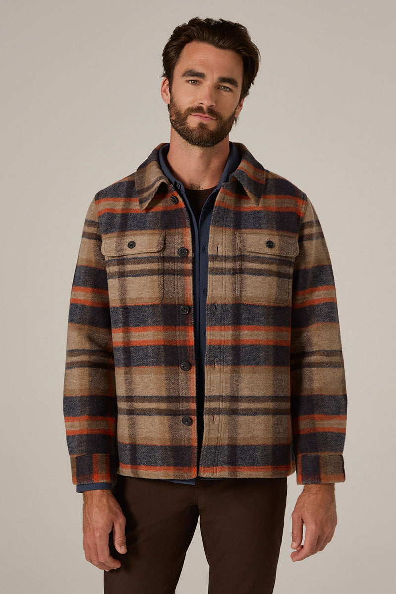 7 Diamonds Townsend Overshirt Jacket – The Foursome & Boundary Clothing
