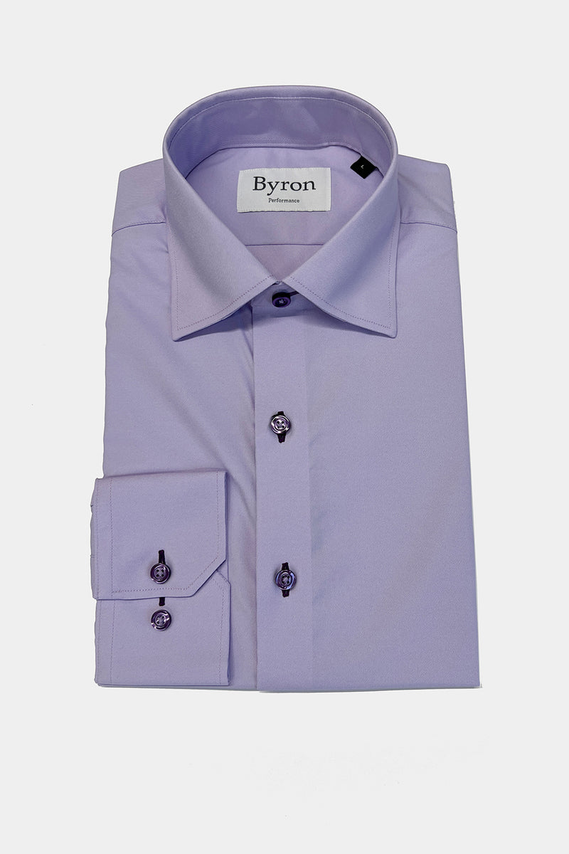 Byron Performance Lavender Twill Shirt – The Foursome & Boundary Clothing