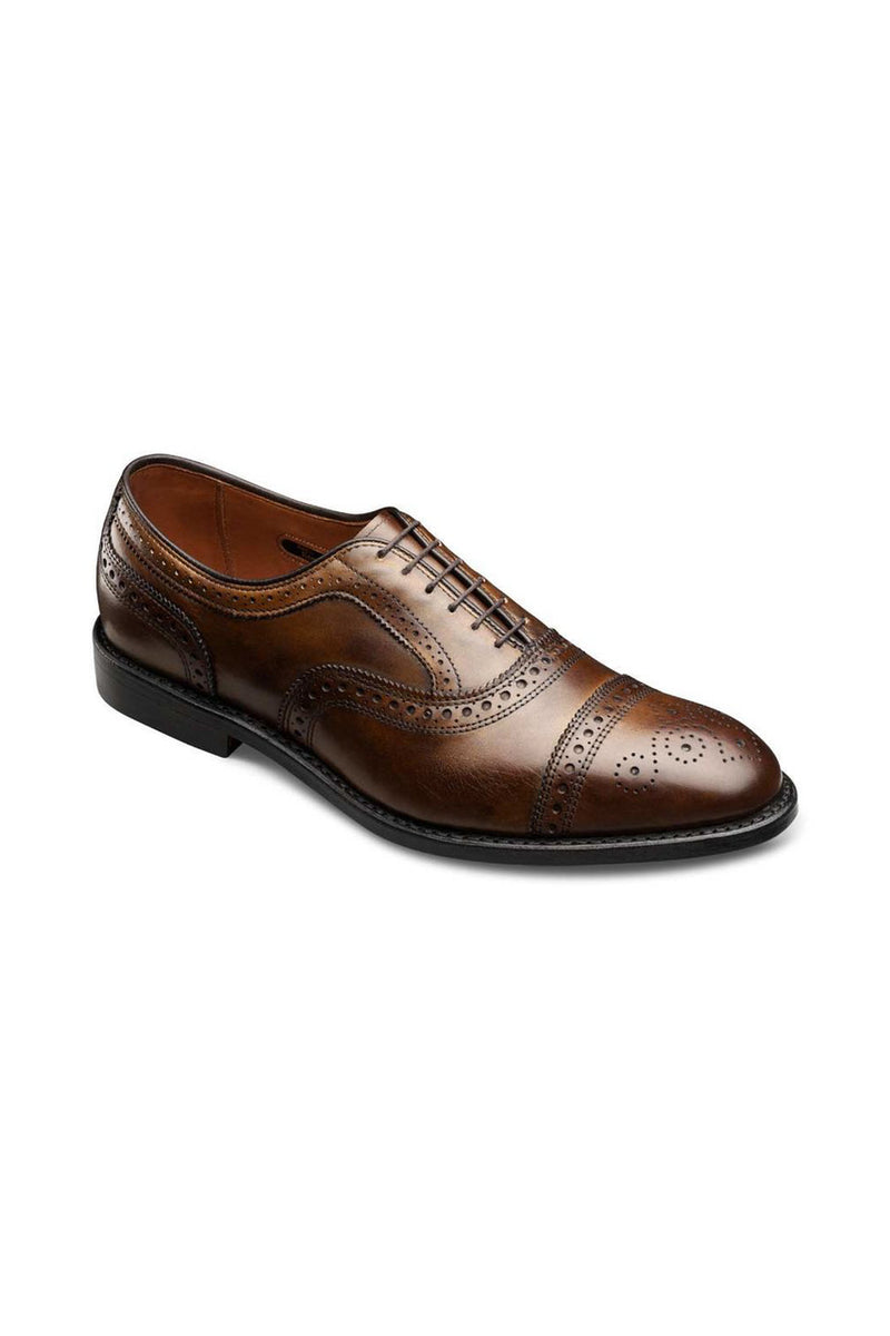 Allen Edmonds Strand Walnut Captoe Oxford – The Foursome & Boundary ...